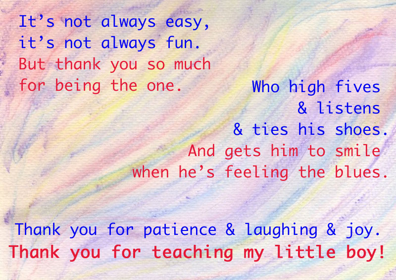 10 Christmas Poems for Teachers (Printable) | MoneyMinder Software