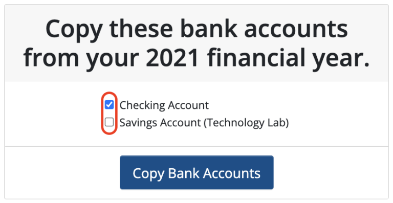 Setting up your Bank Register(s) for users starting a new financial ...