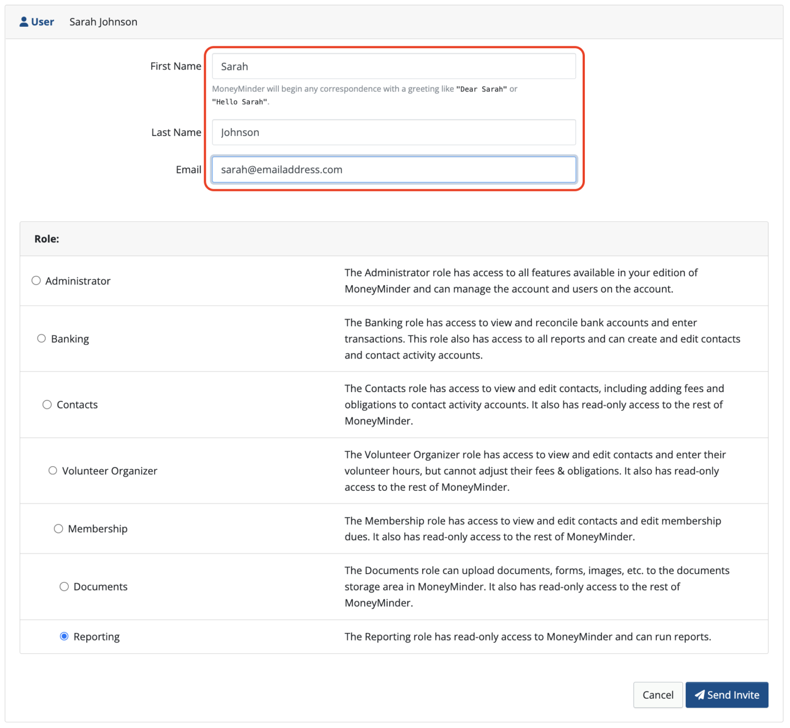 How to Add users to your account - MoneyMinder