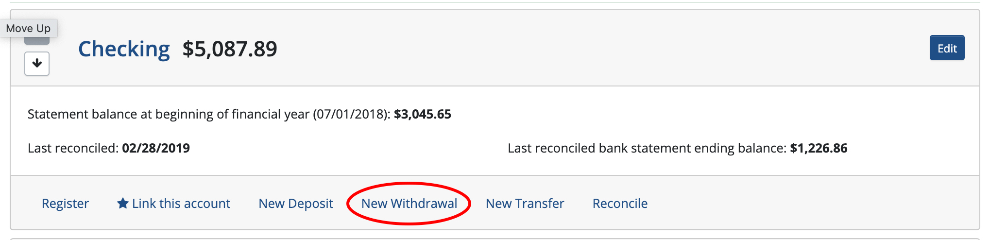 QuickStart Guide - MoneyMinder