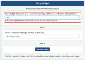 Setting up a Budget (with video) - MoneyMinder