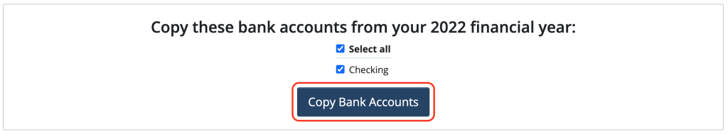 Set up your new financial year - MoneyMinder