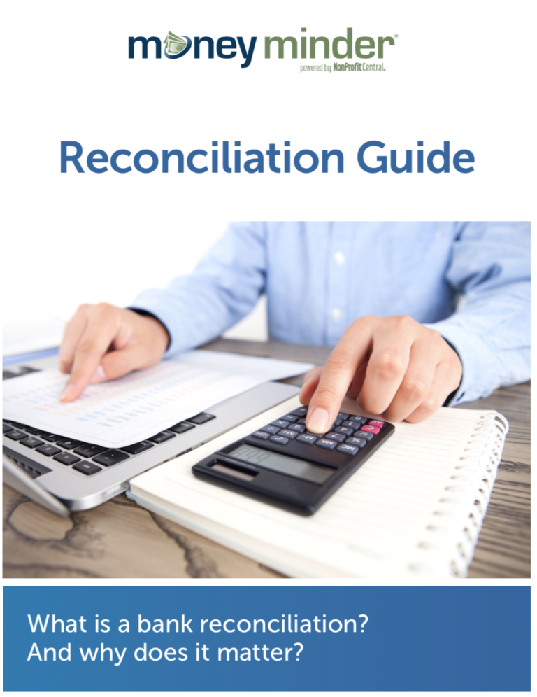Nonprofit Bank Reconciliation - Free Guide - MoneyMinder