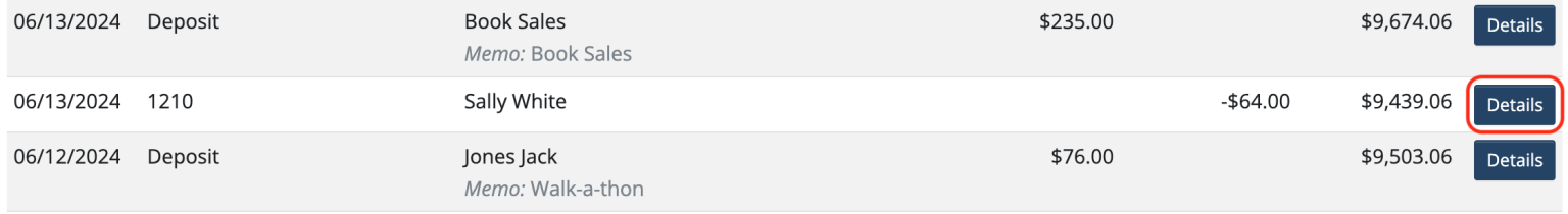 How to Void a check - MoneyMinder