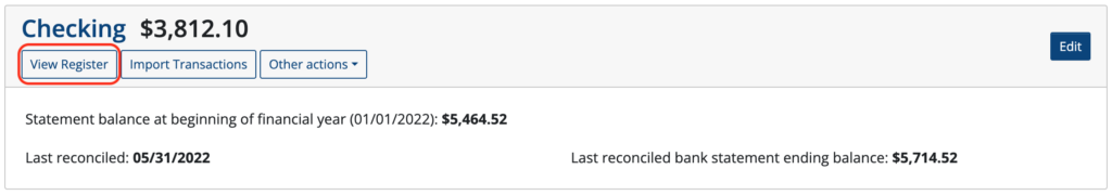How to Void a check - MoneyMinder