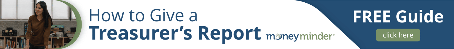 How to Give a Treasurer's Report at Your Next Meeting - MoneyMinder