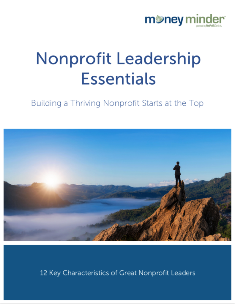 Here is Your Nonprofit Leadership Guide - MoneyMinder