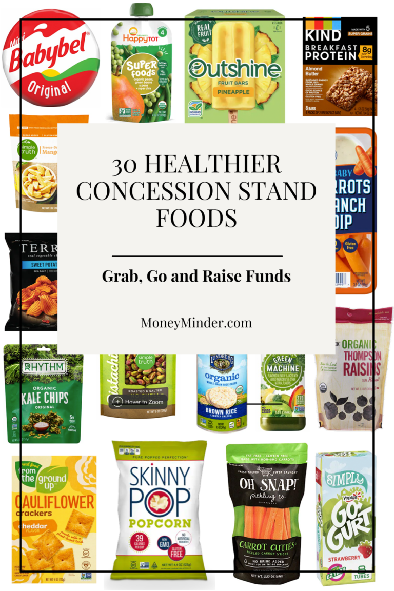 Grab & Go: 30 Healthier Concession Stand Ideas - MoneyMinder
