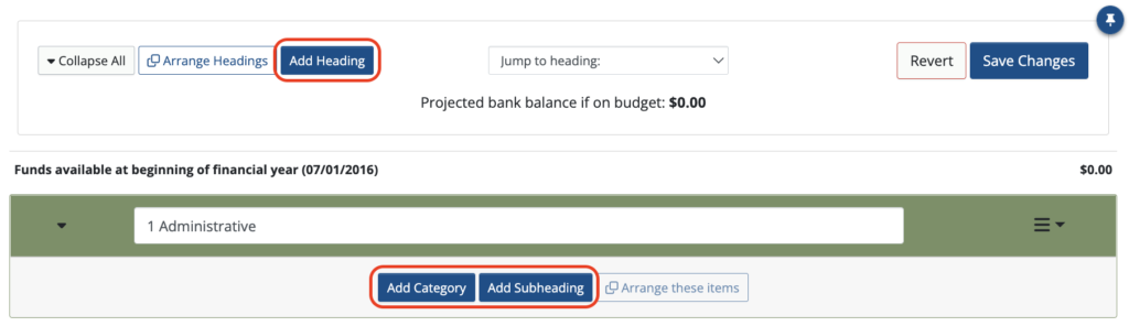 Setting up your Budget for users starting a new financial year ...