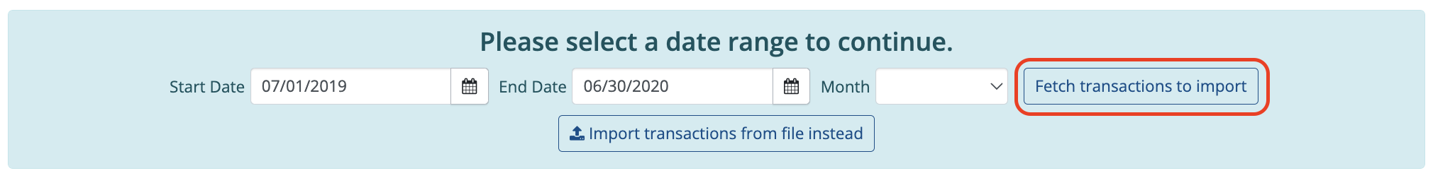 Importing Bank Transactions from your Bank - MoneyMinder