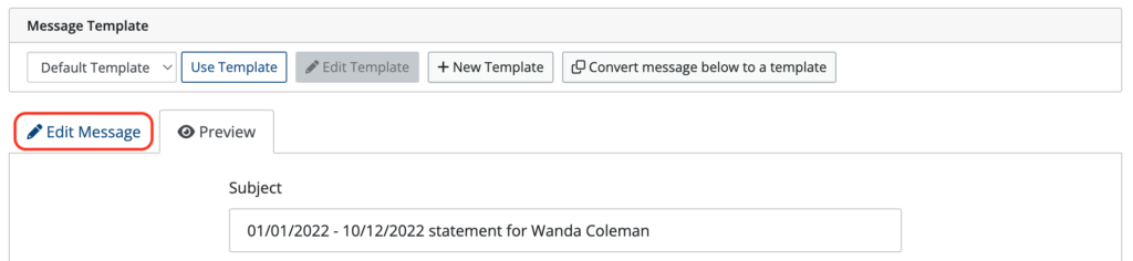 Statement Templates - MoneyMinder