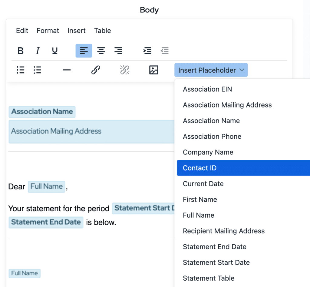 How to Create Statement Templates - MoneyMinder