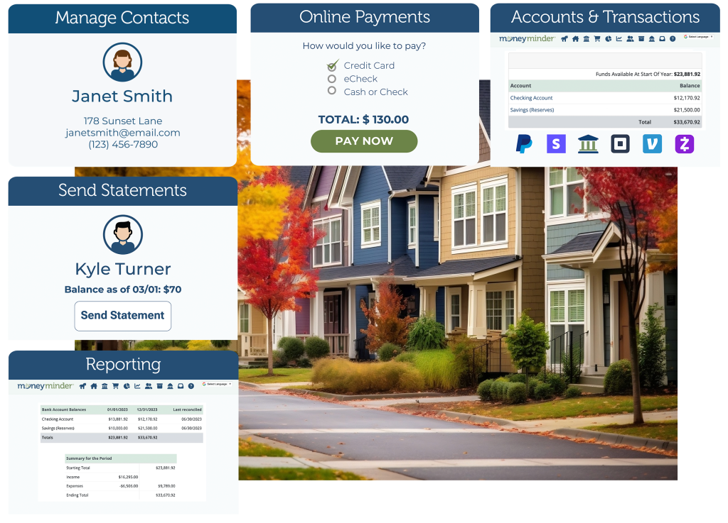 HOA Accounting Software - MoneyMinder