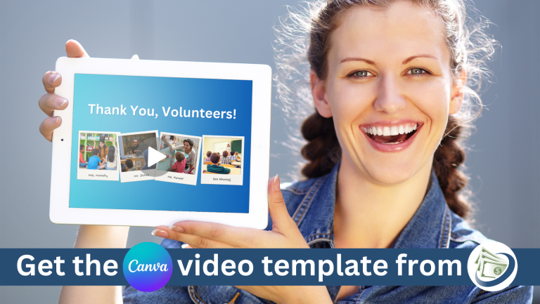 Volunteer Thank You Video: Free Editable Canva Template - MoneyMinder
