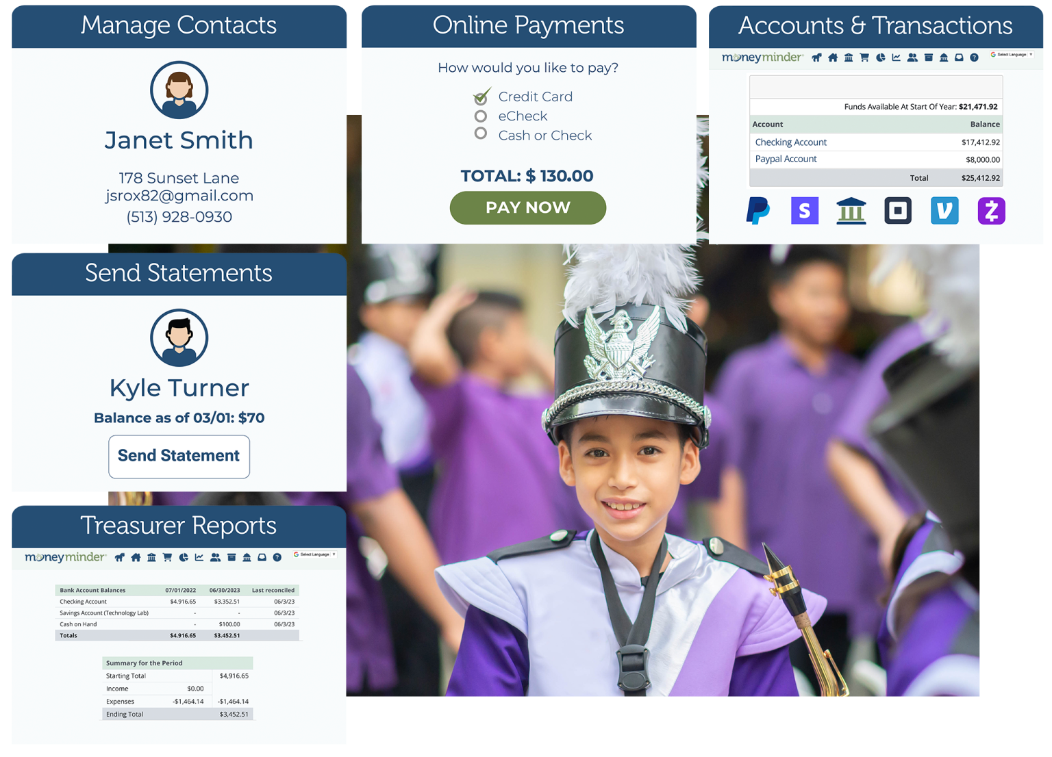 Booster Club Treasurer Software - MoneyMinder