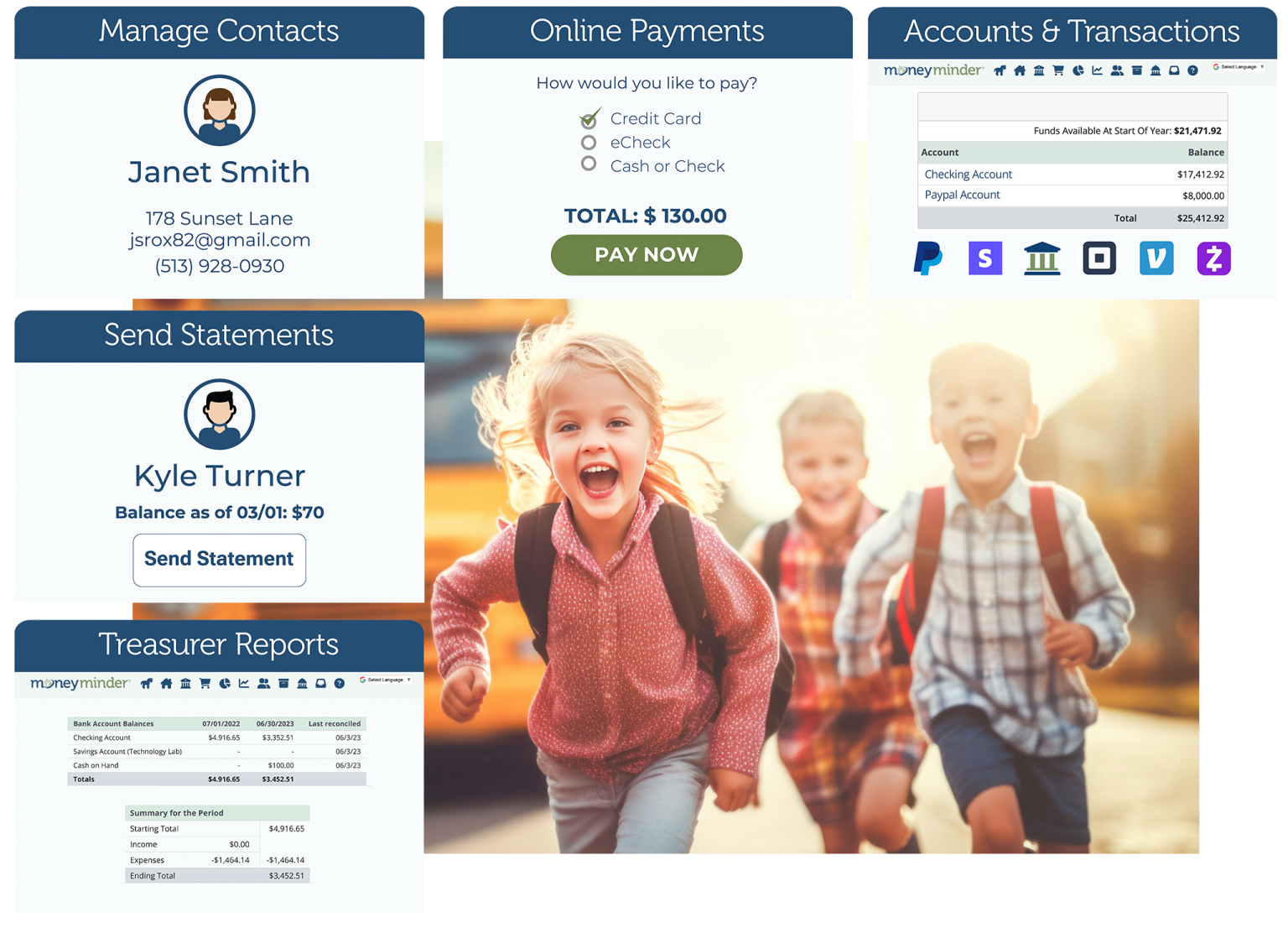 PTA Accounting Software - MoneyMinder