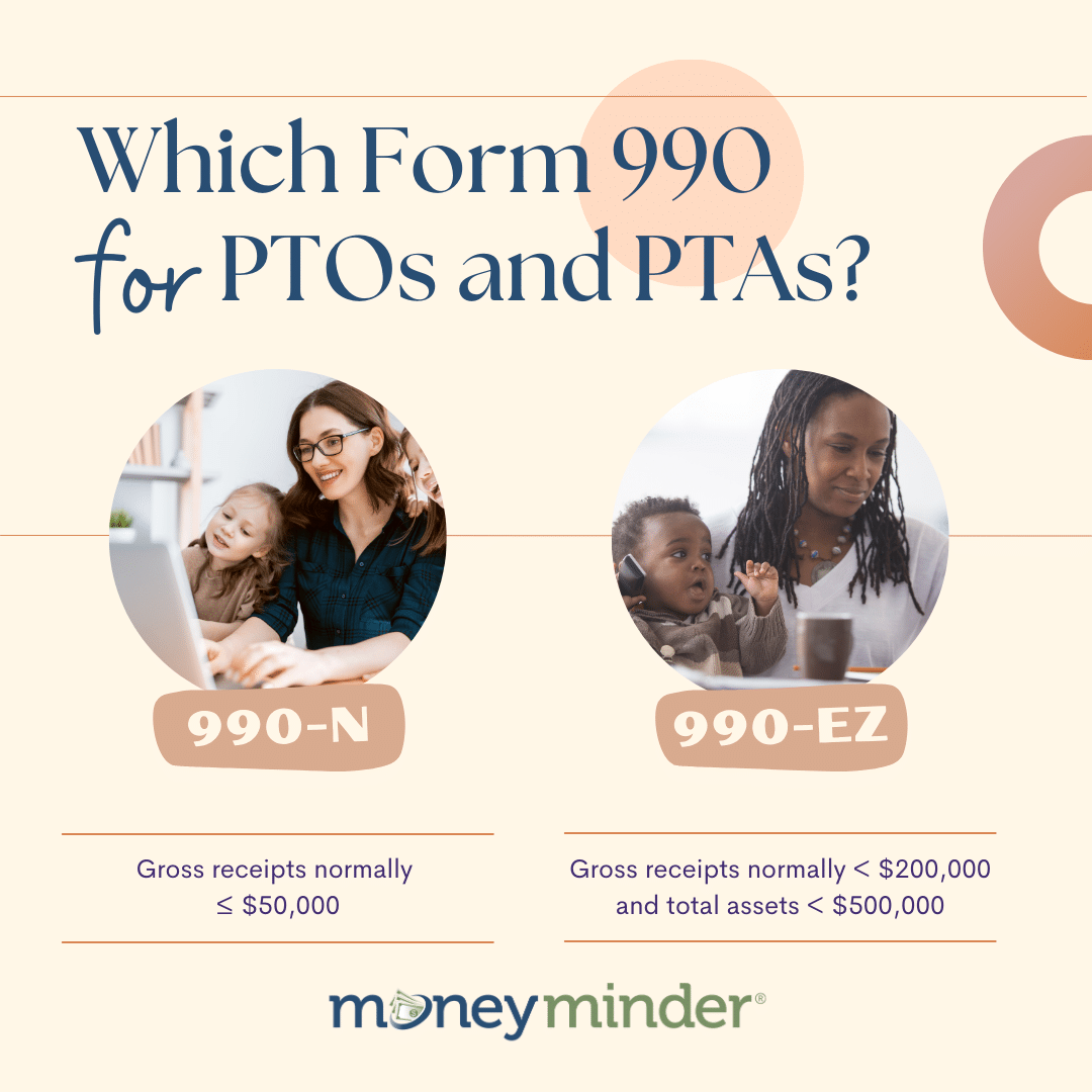 Which Form 990 do PTOs and PTAs Need to File? - MoneyMinder