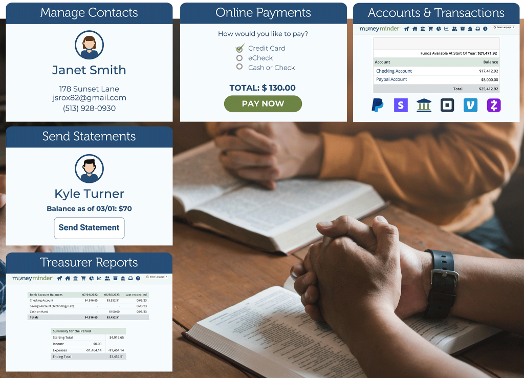 Simple Church Accounting Online - MoneyMinder