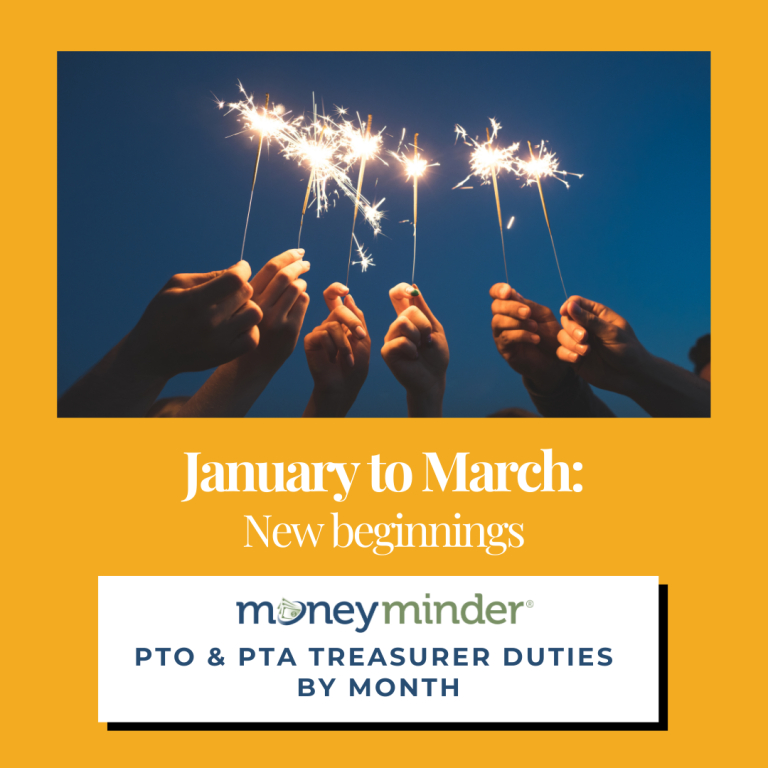 PTO / PTA Treasurer Duties: A Month-to-Month Guide - MoneyMinder
