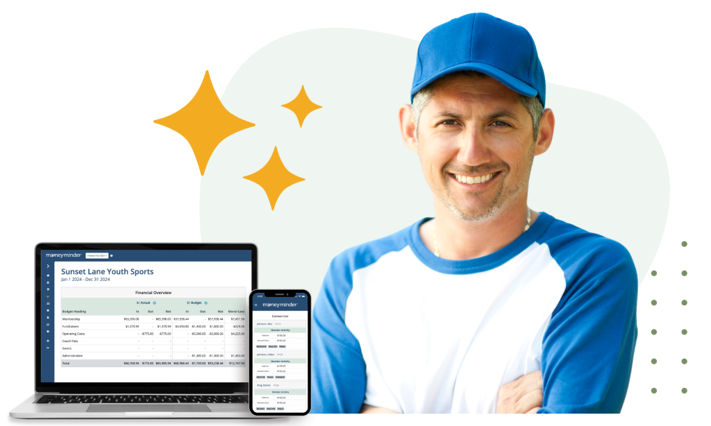 Baseball Accounting Software - MoneyMinder