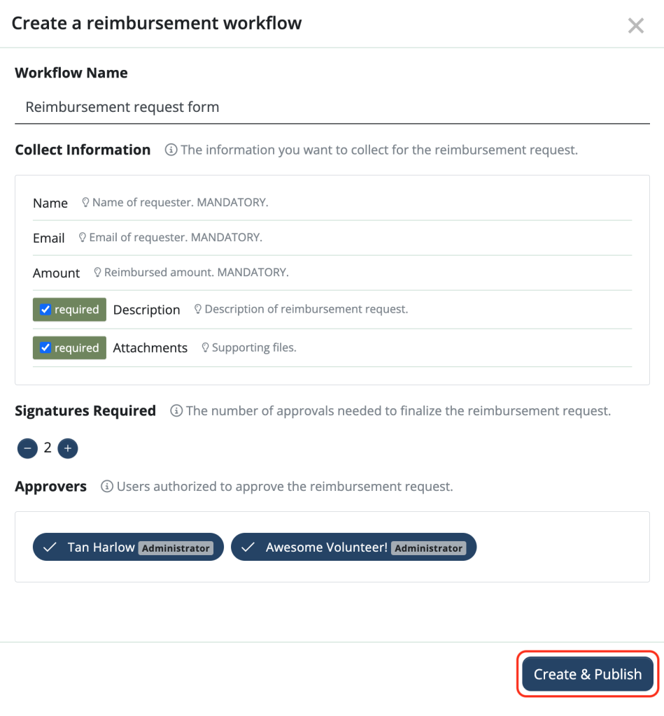 How to use Reimbursements - MoneyMinder