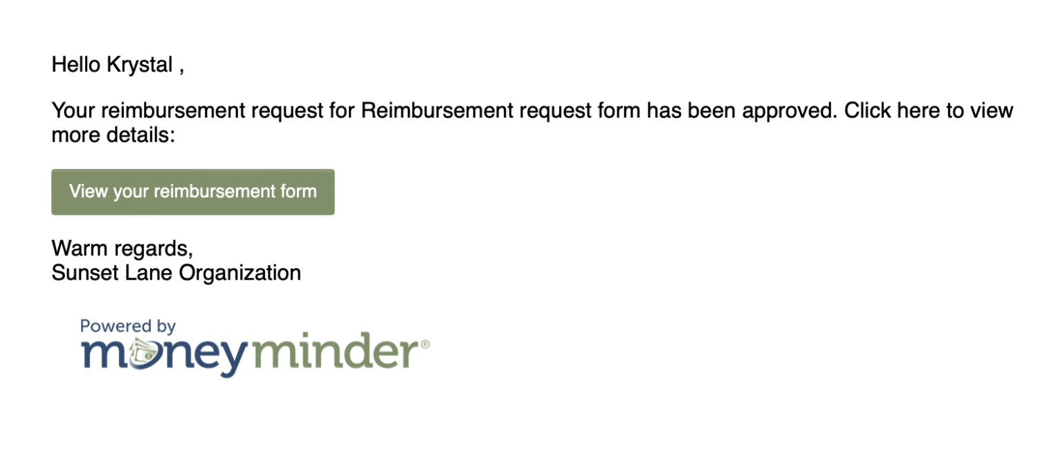 How to use Reimbursements - MoneyMinder