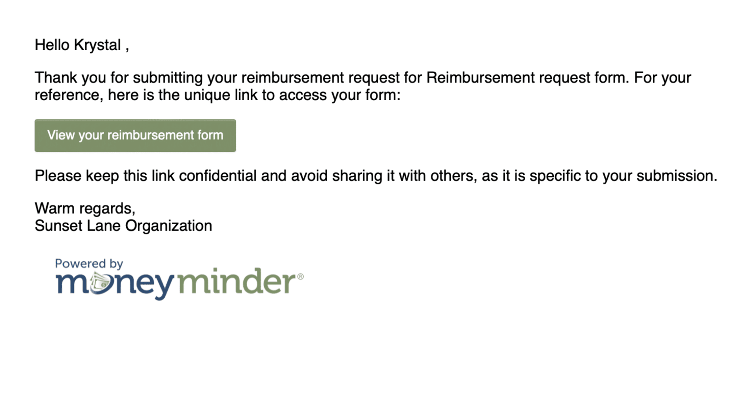 How to use Reimbursements - MoneyMinder