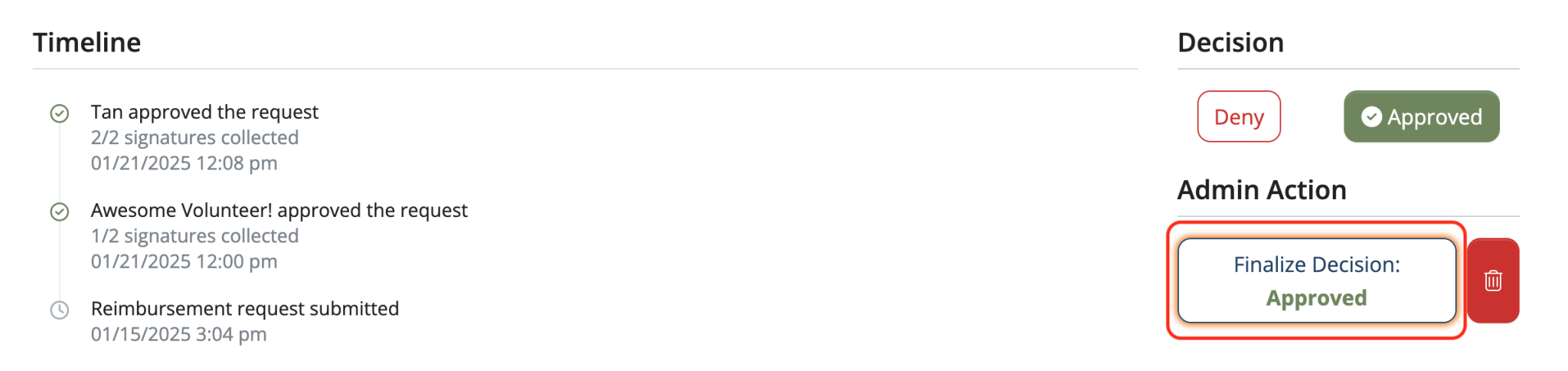 How to use Reimbursements - MoneyMinder