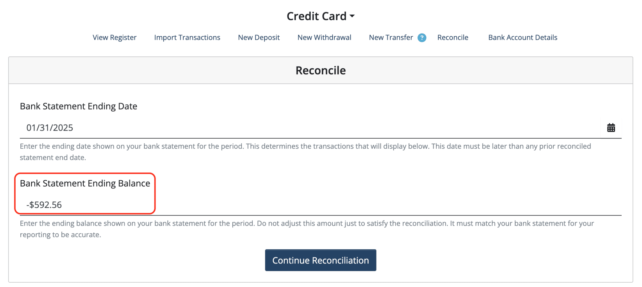 How to track credit cards - MoneyMinder